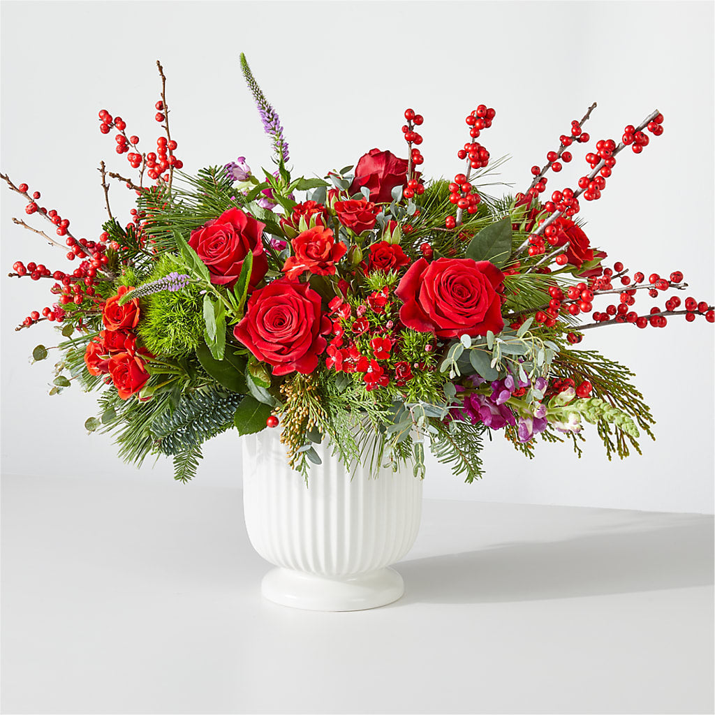 Big Red Bow Bouquet–Fry's